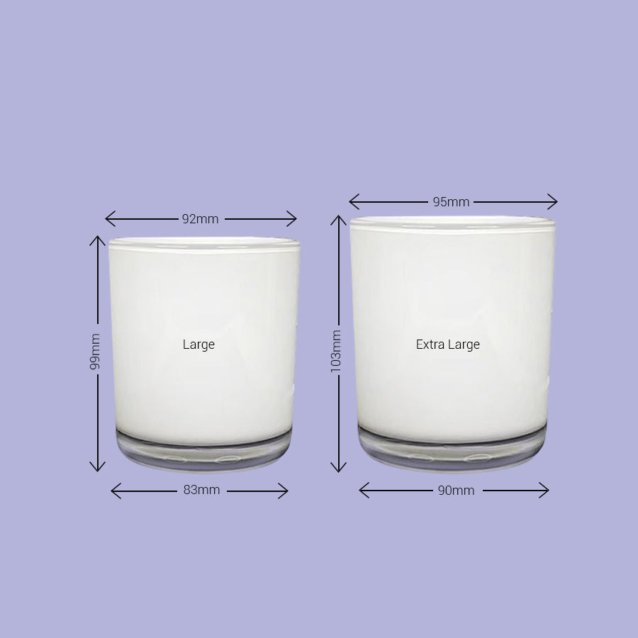 Cambridge Type Extra Large - Opaque White - New Size | Scent Method