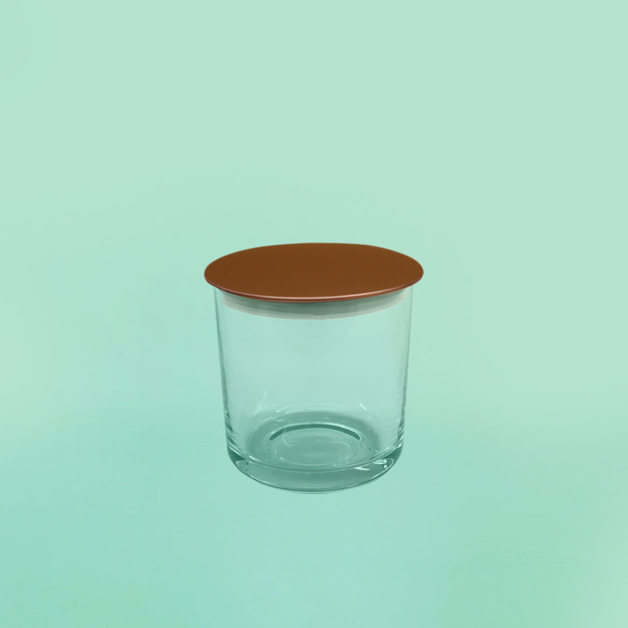 Flat Tin Lid Large - Rose Gold | Scent Method