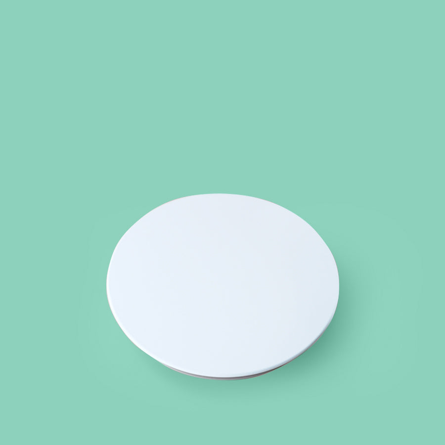 Flat Tin Lid Medium - White - Suited to Oxford & Cambridge Type New Si | Scent Method