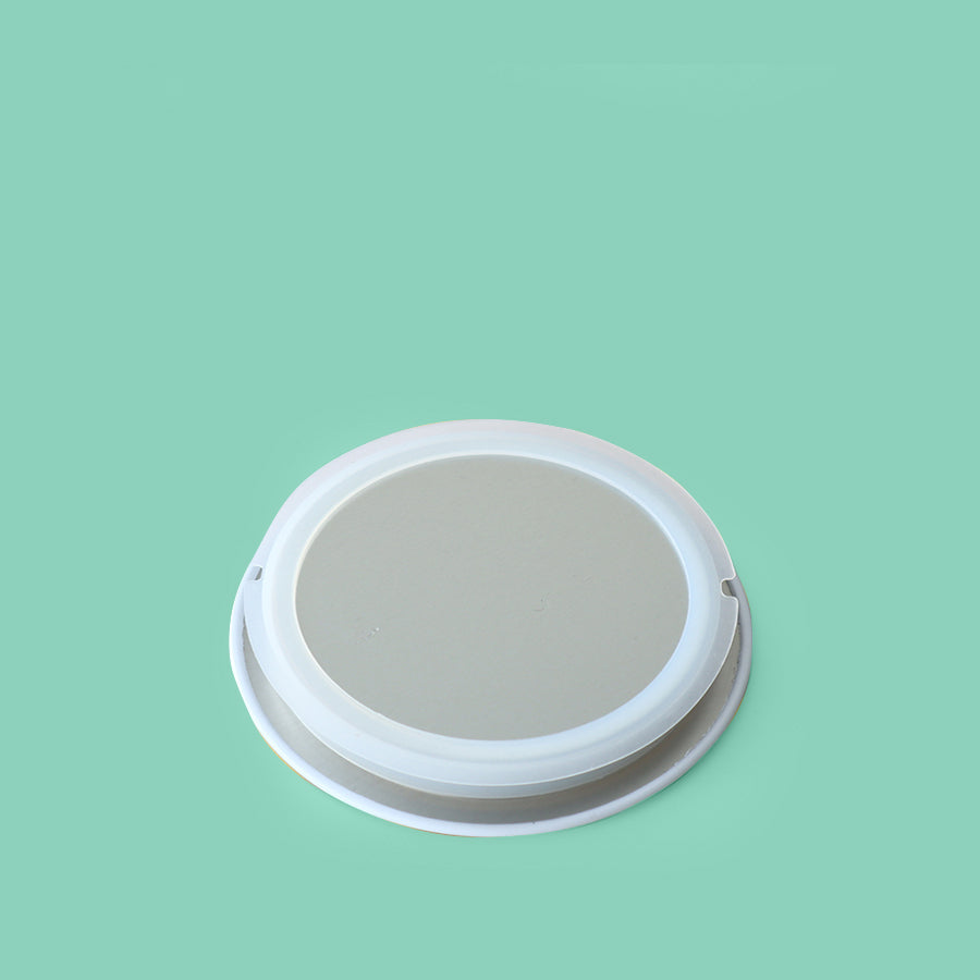 Flat Tin Lid Medium - White - Suited to Oxford & Cambridge Type New Si | Scent Method