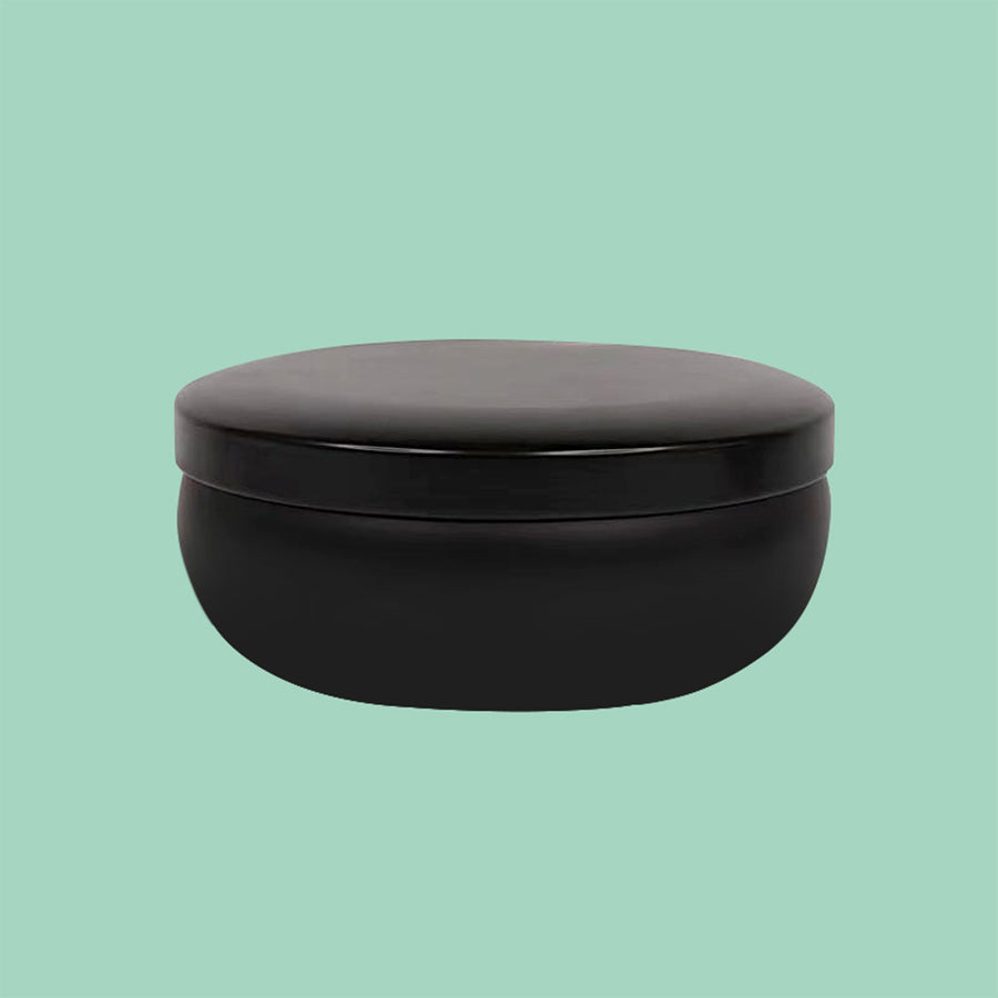 Tumbler Candle Tin Large With Lid - Black | Scent Method