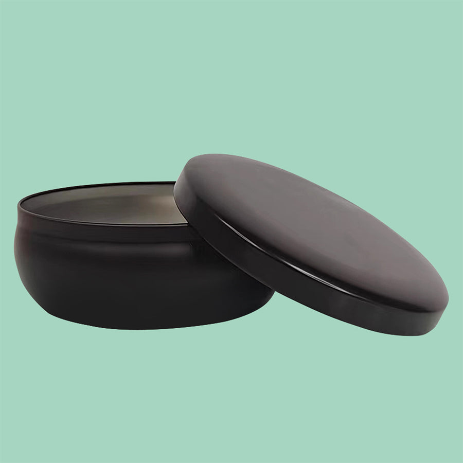 Tumbler Candle Tin Large With Lid - Black | Scent Method