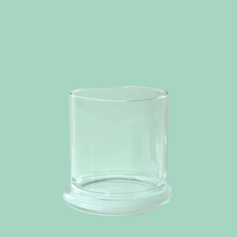 Danube Type Candle Jar Large With Knob Lid - Clear | Scent Method