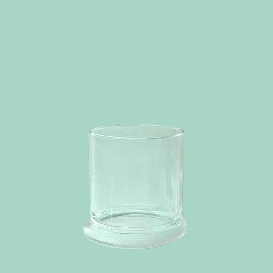 Danube Type Candle Jar Medium With Knob Lid - Clear | Scent Method