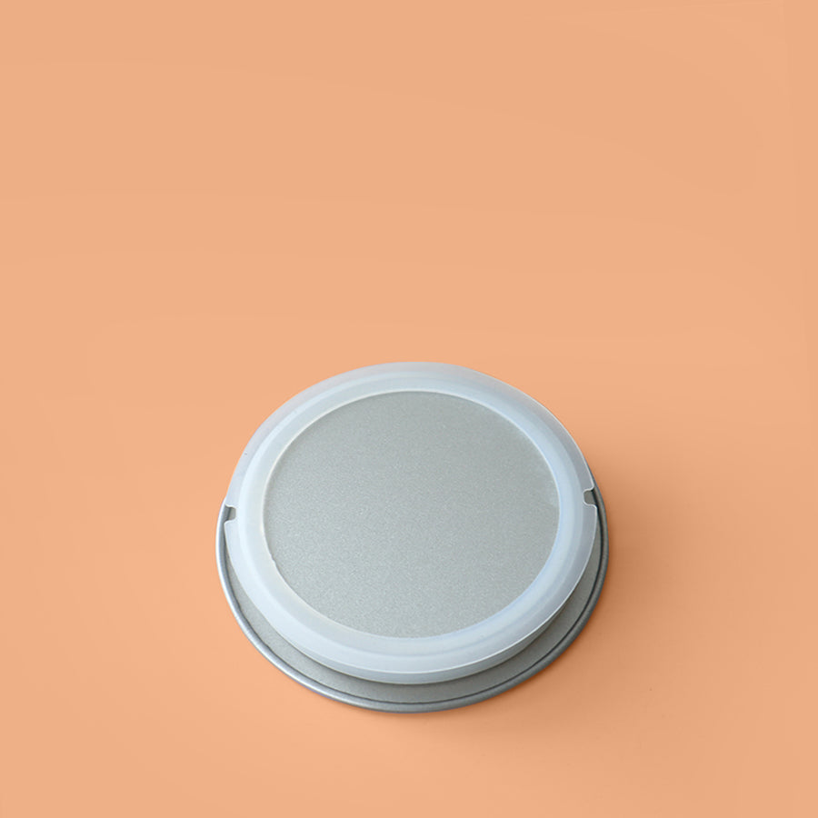 Flat Tin Lid Medium - Silver - Suited to Oxford & Cambridge Type New S ...