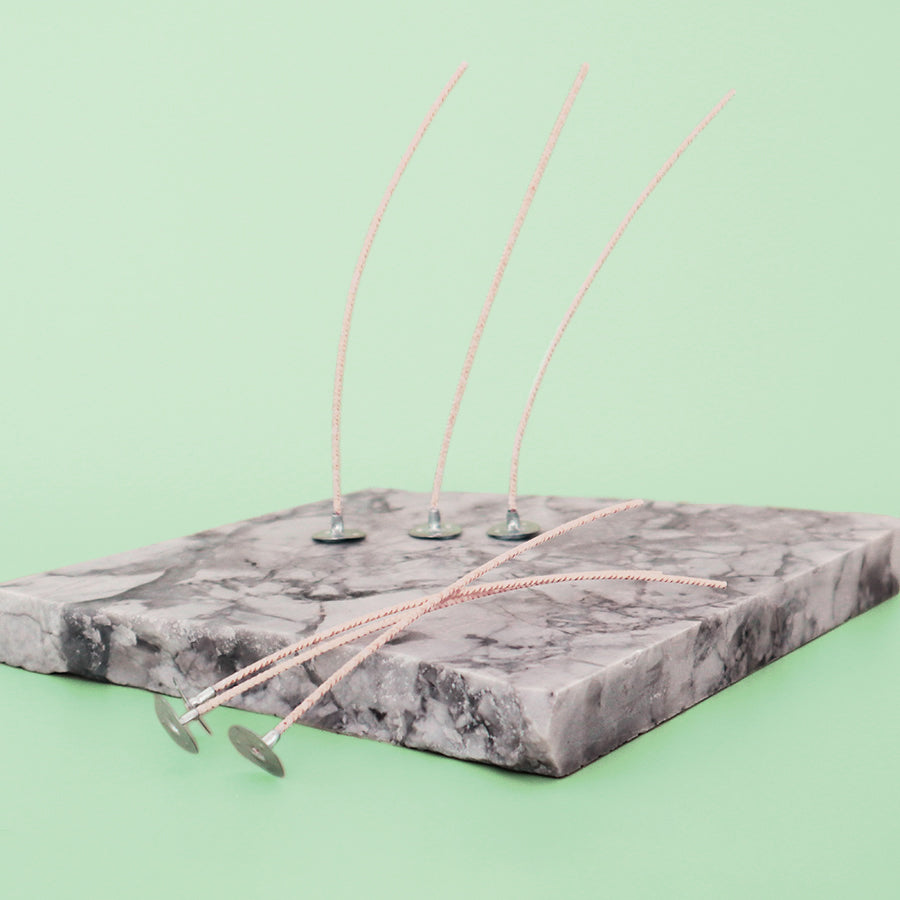 Wicks HTP 62 - 150mm Long / Wick Tab 16mm / 20mm x 6mm | Scent Method